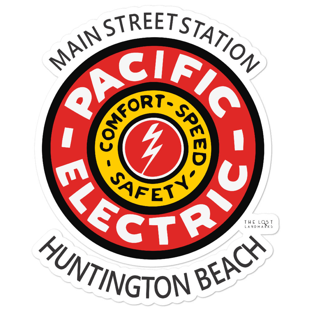 Pacific Electric - Main Street Station Bubble-free stickers – The Lost ...
