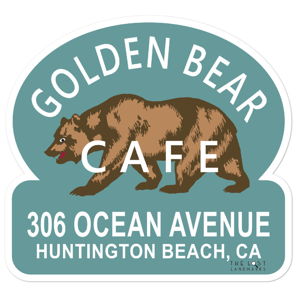 The Golden Bear Cafe Sticker – The Lost Landmarks